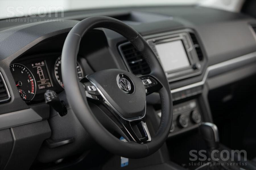 Brown Volkswagen Amarok 2019 in Riga, with an engine capacity of 3.00 L and mileage of 0 thousand km for 23700 €, photo 13 on AUTOMOTO.COM.LV