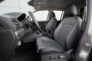 Brown Volkswagen Amarok 2019 in Riga, with an engine capacity of 3.00 L and mileage of 0 thousand km for 23700 €, photo 16 on AUTOMOTO.COM.LV