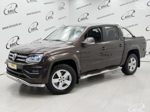 Brown Volkswagen Amarok 2020 in Avizieniai, with an engine capacity of 3.00 L and mileage of 181 thousand km for 28900 €, photo  on AUTOMOTO.COM.LV