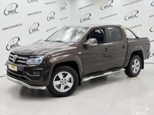 Brown Volkswagen Amarok 2020 in Vilnius, with an engine capacity of 2.97 L and mileage of 181 thousand km for 27900 €, photo  on AUTOMOTO.COM.LV