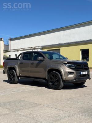 Brown Volkswagen Amarok 2024 in Kuldiga, with an engine capacity of 3.00 L and mileage of 86 thousand km for 49400 €, photo 3 on AUTOMOTO.COM.LV