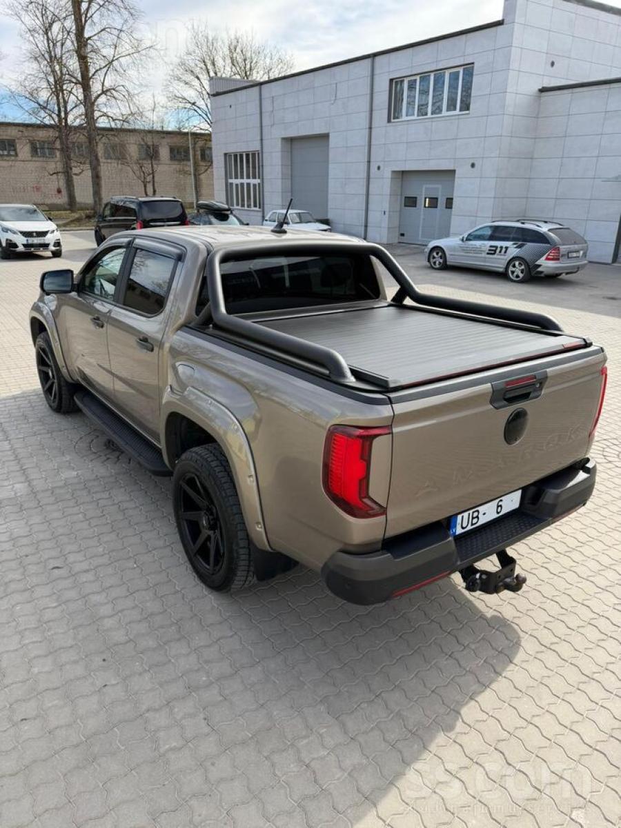 Brown Volkswagen Amarok 2024 in Kuldiga, with an engine capacity of 3.00 L and mileage of 86 thousand km for 49400 €, photo 22 on AUTOMOTO.COM.LV