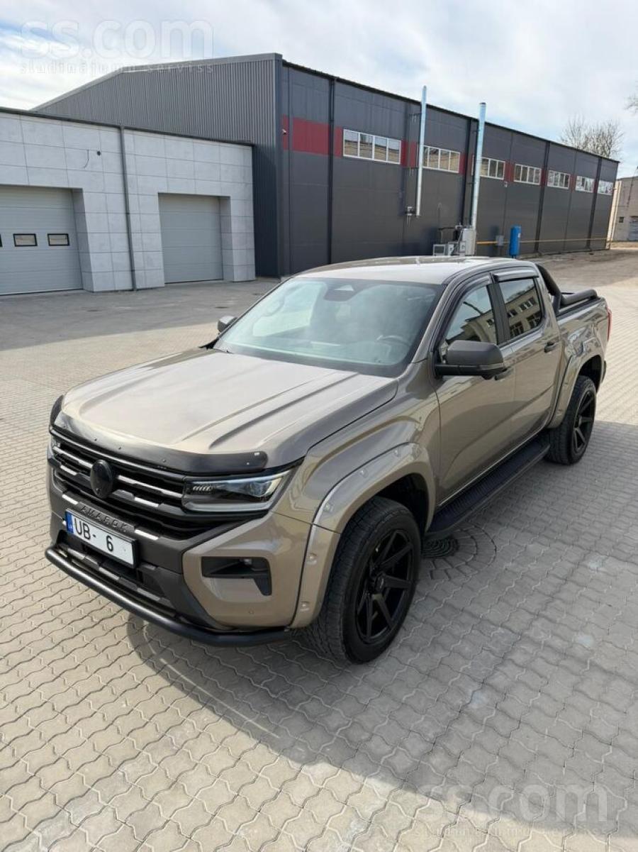 Brown Volkswagen Amarok 2024 in Kuldiga, with an engine capacity of 3.00 L and mileage of 86 thousand km for 49400 €, photo 23 on AUTOMOTO.COM.LV