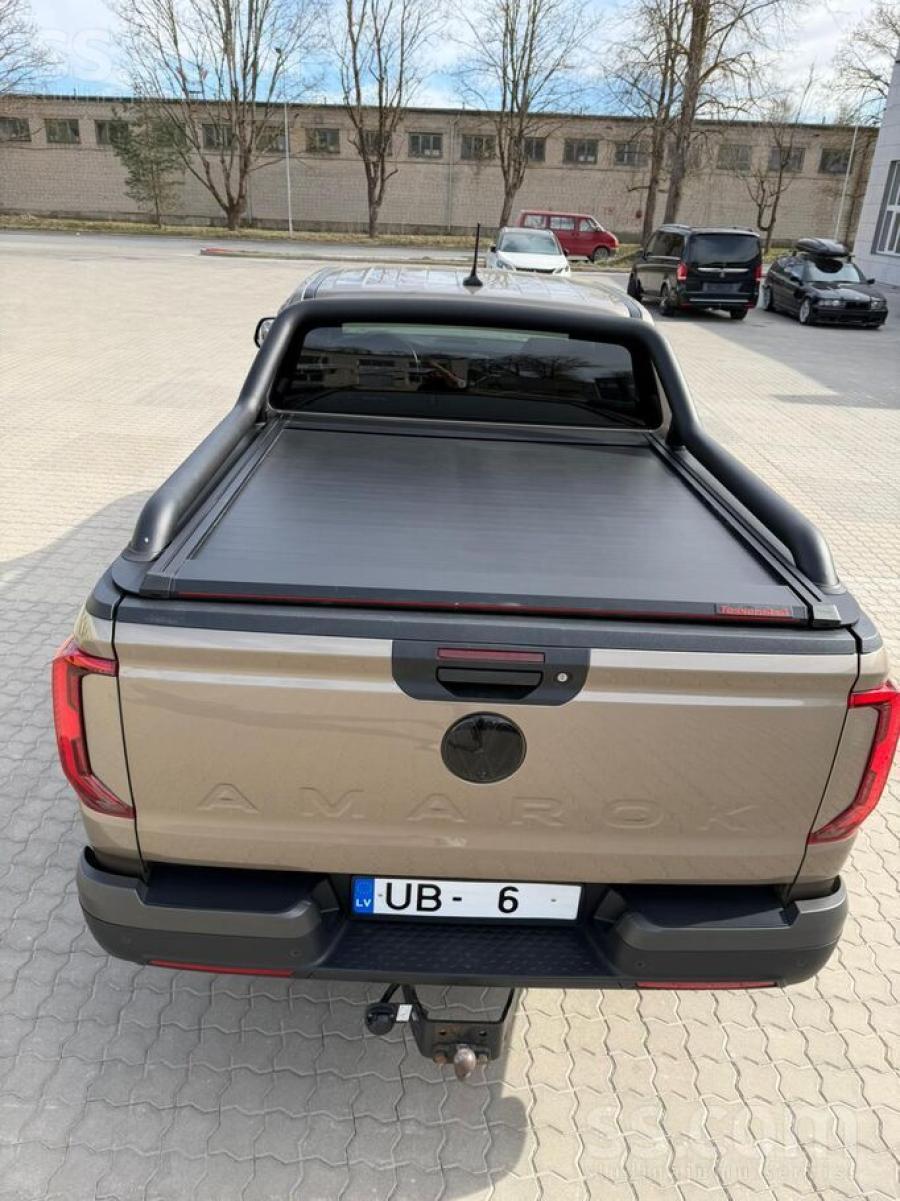 Brown Volkswagen Amarok 2024 in Kuldiga, with an engine capacity of 3.00 L and mileage of 86 thousand km for 49400 €, photo 24 on AUTOMOTO.COM.LV
