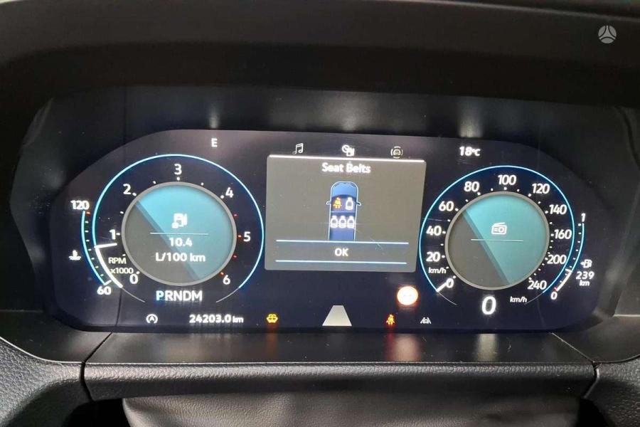 Brown Volkswagen Amarok 2024 in Klaipeda, with an engine capacity of 2.99 L and mileage of 24 thousand km for 57000 €, photo 12 on AUTOMOTO.COM.LV