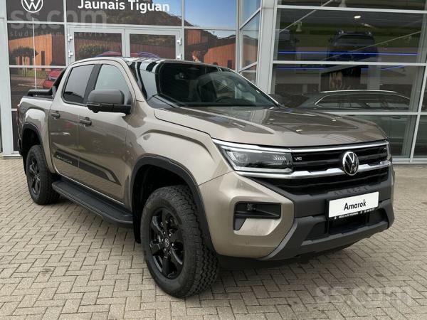 Brown Volkswagen Amarok 2026 in Valmiera, with an engine capacity of 3.00 L and mileage of 14 thousand km for 54560 €, photo 2 on AUTOMOTO.COM.LV