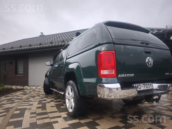 Zaļš Volkswagen Amarok 2011 Jēkabpils, ar dzinēja tilpumu 2.00 L un nobraukumu 330 tūkst. km par 11200 €, foto 2 vietnē AUTOMOTO.COM.LV