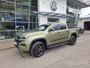Green Volkswagen Amarok 2026 in Daugavpils, with an engine capacity of 3.00 L and mileage of 0 thousand km for 54464 €, photo  on AUTOMOTO.COM.LV