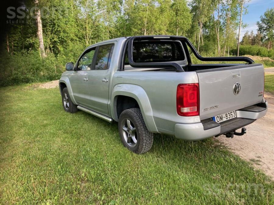 Pelēks Volkswagen Amarok 2011 Ogre, ar dzinēja tilpumu 2.00 L un nobraukumu 258 tūkst. km par 10770 €, foto 8 vietnē AUTOMOTO.COM.LV