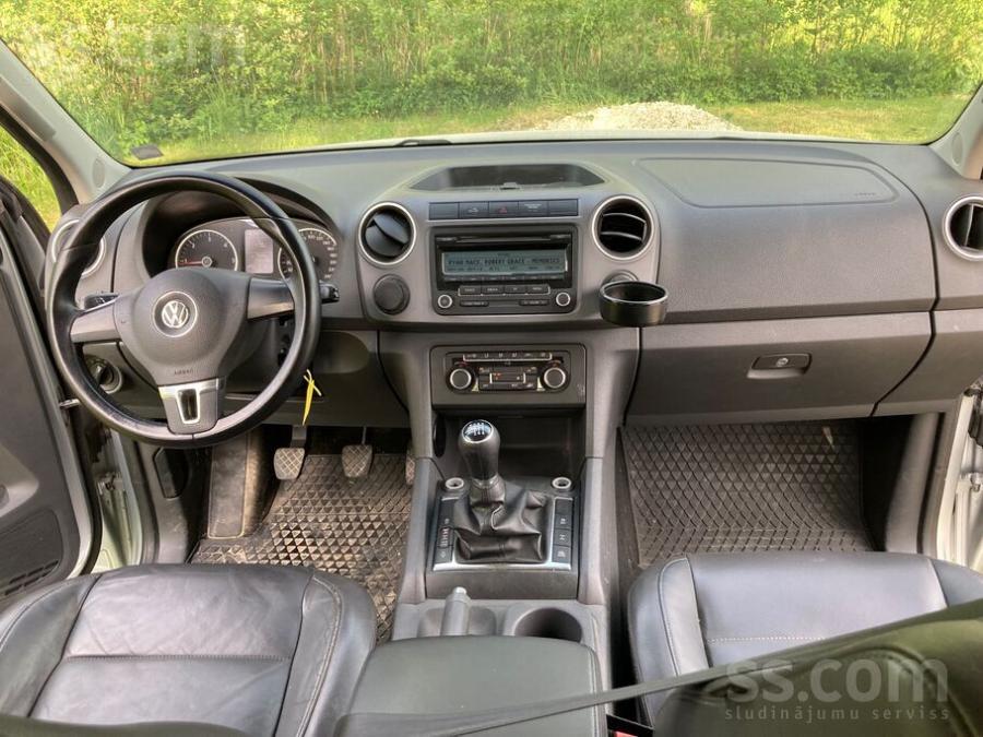 Pelēks Volkswagen Amarok 2011 Ogre, ar dzinēja tilpumu 2.00 L un nobraukumu 258 tūkst. km par 10770 €, foto 13 vietnē AUTOMOTO.COM.LV