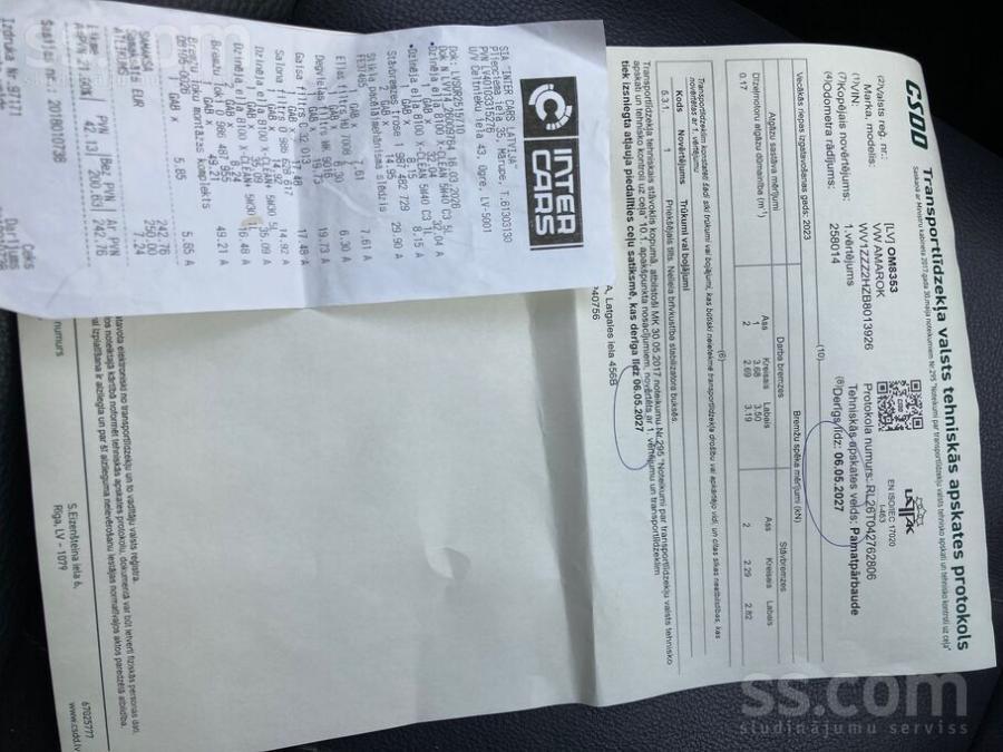Pelēks Volkswagen Amarok 2011 Ogre, ar dzinēja tilpumu 2.00 L un nobraukumu 258 tūkst. km par 10770 €, foto 16 vietnē AUTOMOTO.COM.LV