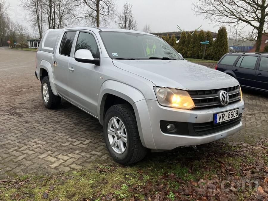 Pelēks Volkswagen Amarok 2012 Valmiera, ar dzinēja tilpumu 2.00 L un nobraukumu 517 tūkst. km par 4900 €, foto 1 vietnē AUTOMOTO.COM.LV