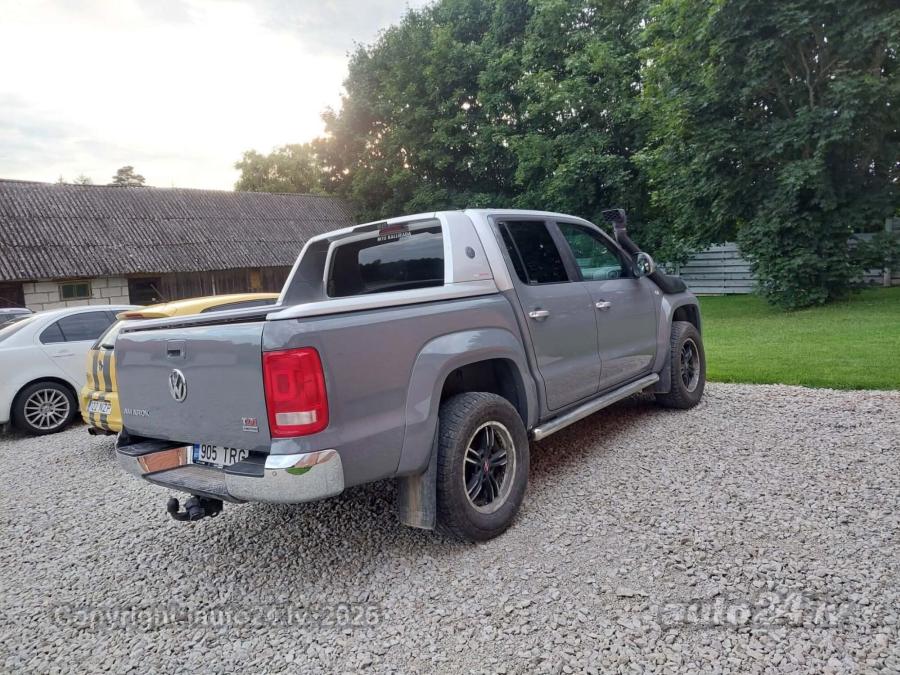 Grey Volkswagen Amarok 2013 in Rakvere, with an engine capacity of 2.00 L and mileage of 357 thousand km for 14000 €, photo 7 on AUTOMOTO.COM.LV