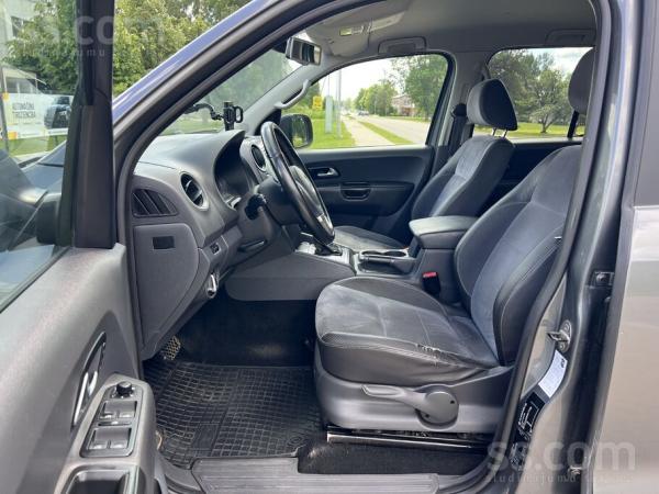Pelēks Volkswagen Amarok 2015 Limbaži, ar dzinēja tilpumu 2.00 L un nobraukumu 357 tūkst. km par 13550 €, foto 8 vietnē AUTOMOTO.COM.LV
