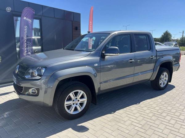 Grey Volkswagen Amarok 2015 in Taurage, with an engine capacity of 2.00 L and mileage of 246 thousand km for 10200 €, photo 4 on AUTOMOTO.COM.LV