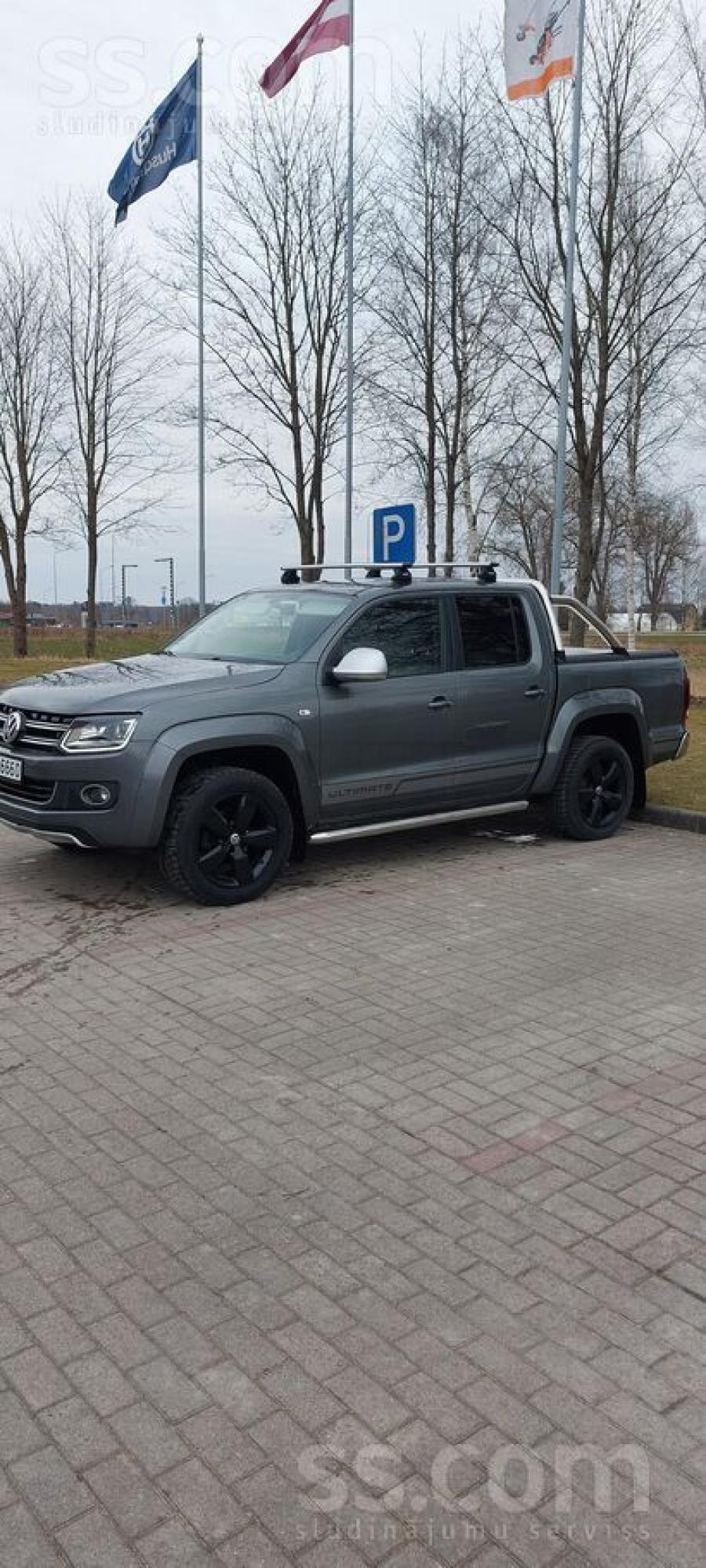 Pelēks Volkswagen Amarok 2015 Kuldīga, ar dzinēja tilpumu 2.00 L un nobraukumu 225 tūkst. km par 14900 €, foto 3 vietnē AUTOMOTO.COM.LV