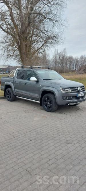 Pelēks Volkswagen Amarok 2015 Kuldīga, ar dzinēja tilpumu 2.00 L un nobraukumu 225 tūkst. km par 14900 €, foto 5 vietnē AUTOMOTO.COM.LV