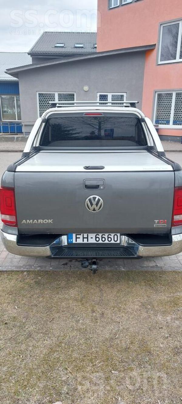 Pelēks Volkswagen Amarok 2015 Kuldīga, ar dzinēja tilpumu 2.00 L un nobraukumu 225 tūkst. km par 14900 €, foto 5 vietnē AUTOMOTO.COM.LV