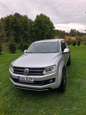 Grey Volkswagen Amarok 2015 in Tallinn, with an engine capacity of 2.00 L and mileage of 268 thousand km for 14900 €, photo 3 on AUTOMOTO.COM.LV