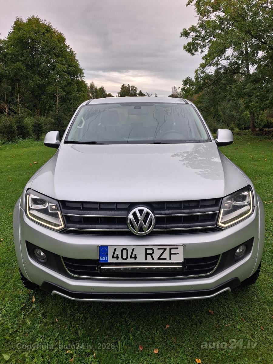 Grey Volkswagen Amarok 2015 in Tallinn, with an engine capacity of 2.00 L and mileage of 268 thousand km for 14900 €, photo 7 on AUTOMOTO.COM.LV