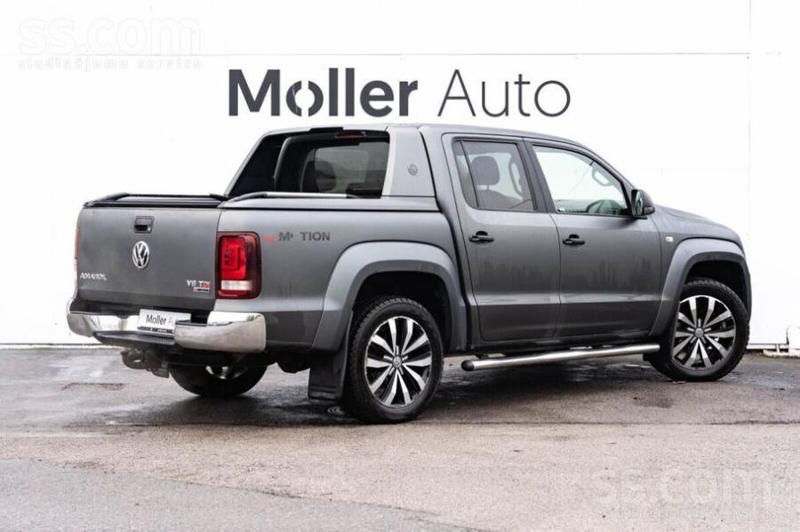 Pelēks Volkswagen Amarok 2017 Rīga, ar dzinēja tilpumu 3.00 L un nobraukumu 333 tūkst. km par 17850 €, foto 4 vietnē AUTOMOTO.COM.LV
