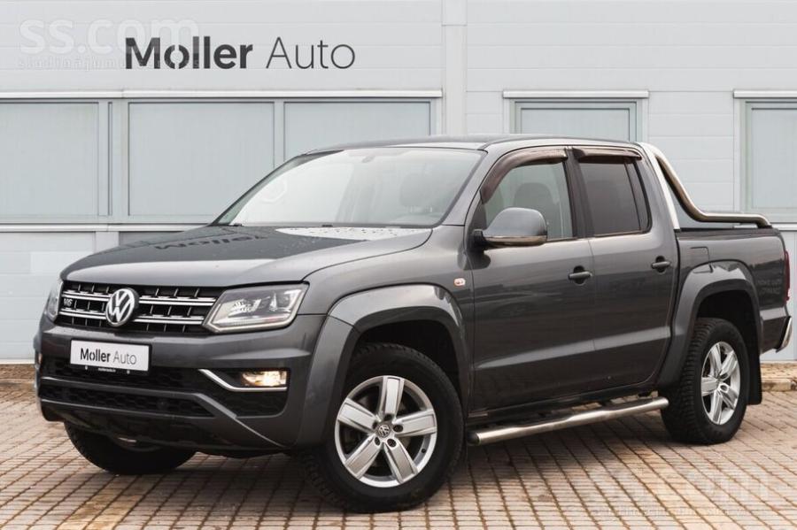 Grey Volkswagen Amarok 2017 in Ventspils, with an engine capacity of 3.00 L and mileage of 270 thousand km for 19650 €, photo 1 on AUTOMOTO.COM.LV