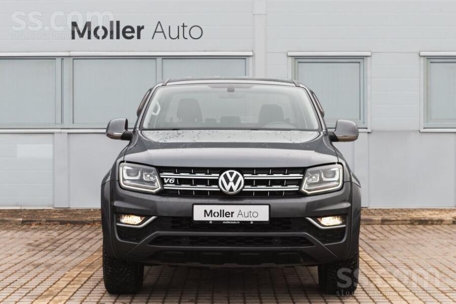 Grey Volkswagen Amarok 2017 in Ventspils, with an engine capacity of 3.00 L and mileage of 270 thousand km for 19650 €, photo 8 on AUTOMOTO.COM.LV