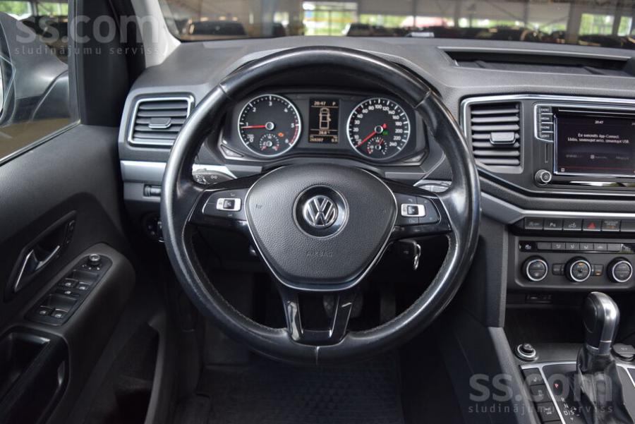 Pelēks Volkswagen Amarok 2017 Rīga, ar dzinēja tilpumu 3.00 L un nobraukumu 260 tūkst. km par 12600 €, foto 14 vietnē AUTOMOTO.COM.LV