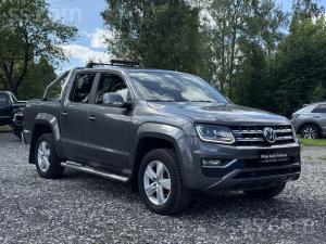 Grey Volkswagen Amarok 2017 in Valmiera, with an engine capacity of 3.00 L and mileage of 192 thousand km for 24900 €, photo  on AUTOMOTO.COM.LV