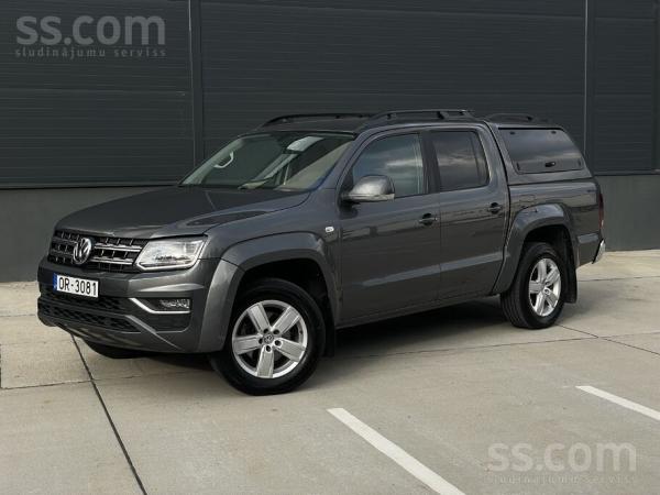Grey Volkswagen Amarok 2017 in Riga, with an engine capacity of 3.00 L and mileage of 187 thousand km for 17900 €, photo 1 on AUTOMOTO.COM.LV