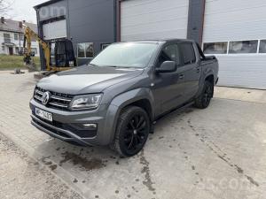 Grey Volkswagen Amarok 2020 in Aluksne, with an engine capacity of 3.00 L and mileage of 166 thousand km for 30000 €, photo  on AUTOMOTO.COM.LV
