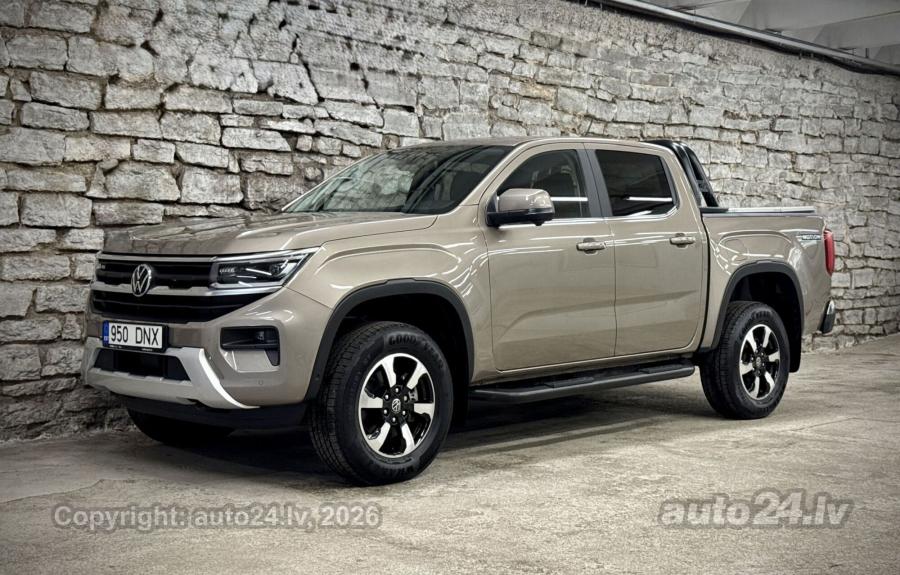 Grey Volkswagen Amarok 2023 in Tallinn, with an engine capacity of 3.00 L and mileage of 15 thousand km for 50900 €, photo 1 on AUTOMOTO.COM.LV