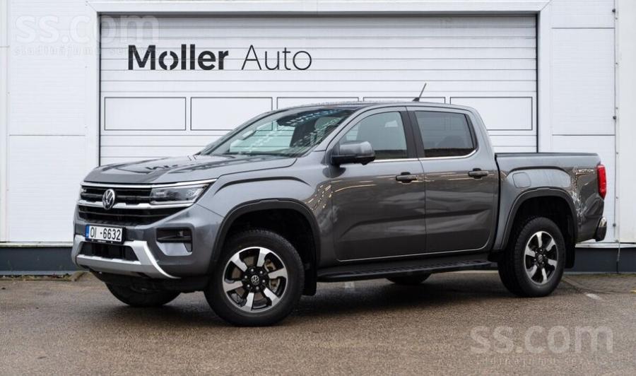 Pelēks Volkswagen Amarok 2024 Rīga, ar dzinēja tilpumu 3.00 L un nobraukumu 92 tūkst. km par 43500 €, foto 1 vietnē AUTOMOTO.COM.LV