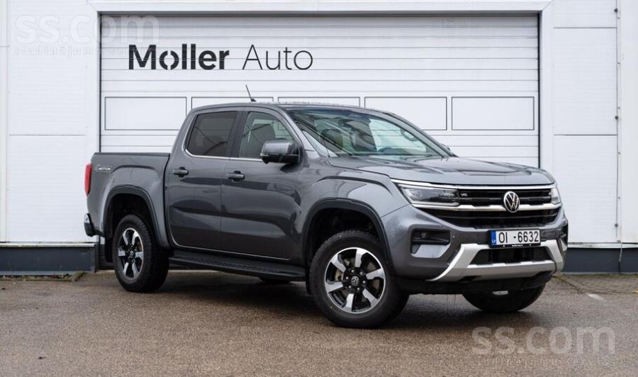 Pelēks Volkswagen Amarok 2024 Rīga, ar dzinēja tilpumu 3.00 L un nobraukumu 92 tūkst. km par 43500 €, foto 2 vietnē AUTOMOTO.COM.LV