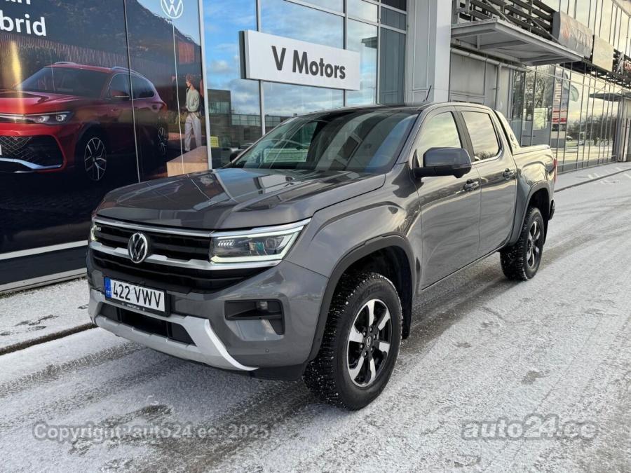 Grey Volkswagen Amarok 2024 in Viljandi, with an engine capacity of 3.00 L and mileage of 82 thousand km for 48900 €, photo 2 on AUTOMOTO.COM.LV