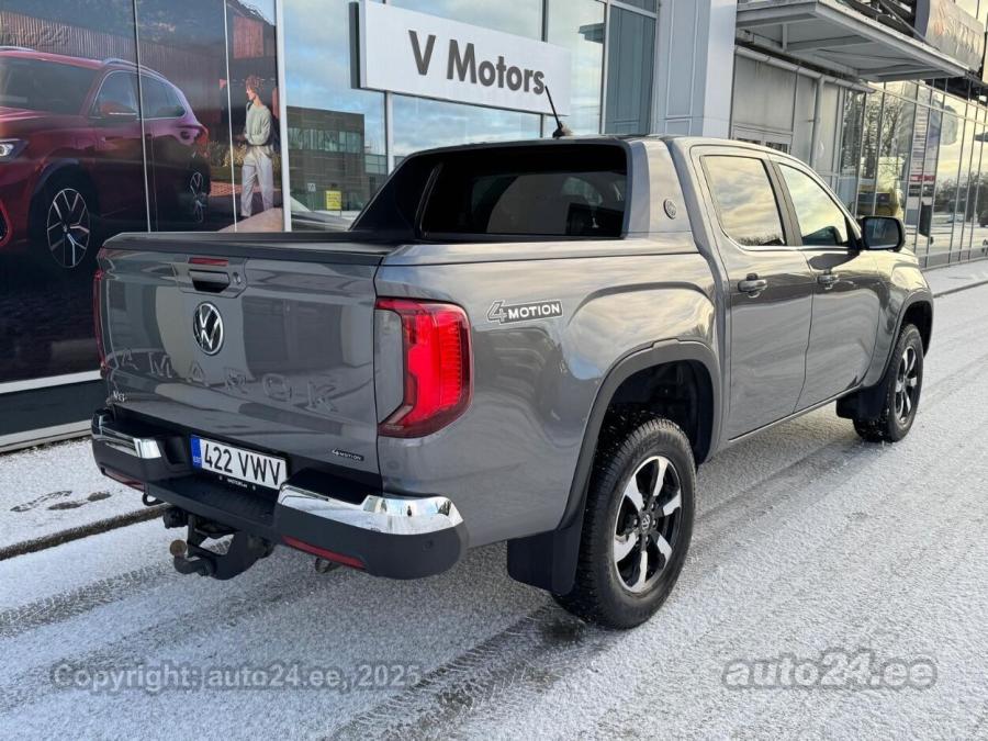 Grey Volkswagen Amarok 2024 in Viljandi, with an engine capacity of 3.00 L and mileage of 82 thousand km for 48900 €, photo 3 on AUTOMOTO.COM.LV