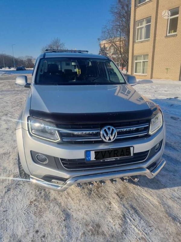 Grey Volkswagen Amarok 2015 in Kaunas, with an engine capacity of 2.00 L and mileage of 289 thousand km for 15 €, photo 1 on AUTOMOTO.COM.LV