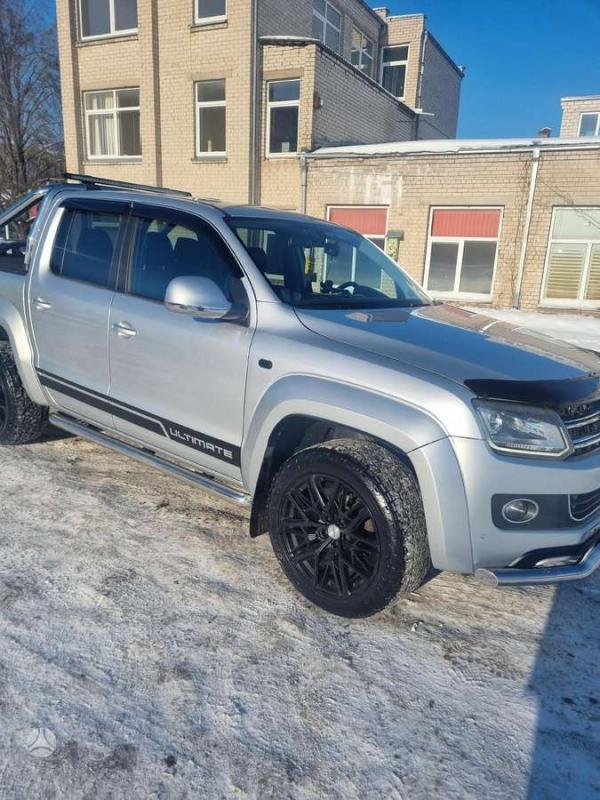 Grey Volkswagen Amarok 2015 in Kaunas, with an engine capacity of 2.00 L and mileage of 289 thousand km for 15 €, photo 2 on AUTOMOTO.COM.LV