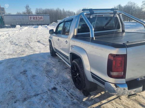 Grey Volkswagen Amarok 2015 in Kaunas, with an engine capacity of 2.00 L and mileage of 289 thousand km for 15 €, photo 8 on AUTOMOTO.COM.LV