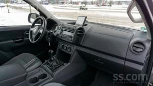 Grey Volkswagen Amarok 2011 in Riga, with an engine capacity of 2.00 L and mileage of 242 thousand km for 12990 €, photo 11 on AUTOMOTO.COM.LV