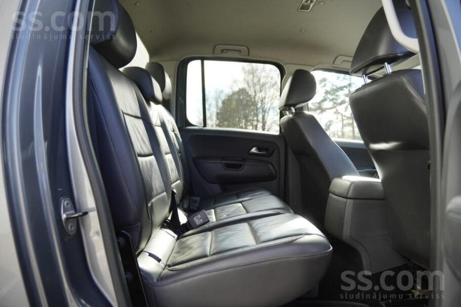 Pelēks Volkswagen Amarok 2011 Rīga, ar dzinēja tilpumu 2.00 L un nobraukumu 240 tūkst. km par 10900 €, foto 21 vietnē AUTOMOTO.COM.LV