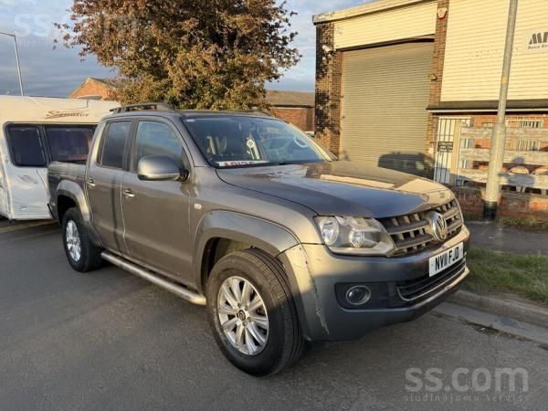 Pelēks Volkswagen Amarok 2011 Rīga, ar dzinēja tilpumu 2.00 L un nobraukumu 435 tūkst. km par 4800 €, foto 3 vietnē AUTOMOTO.COM.LV