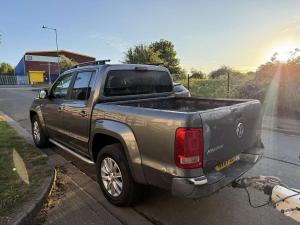 Grey Volkswagen Amarok 2011 in Riga, with an engine capacity of 1.97 L and mileage of 270 thousand km for 4800 €, photo 4 on AUTOMOTO.COM.LV
