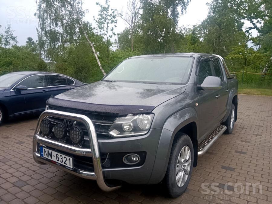 Pelēks Volkswagen Amarok 2012 Dobele, ar dzinēja tilpumu 2.00 L un nobraukumu 294 tūkst. km par 11500 €, foto 1 vietnē AUTOMOTO.COM.LV