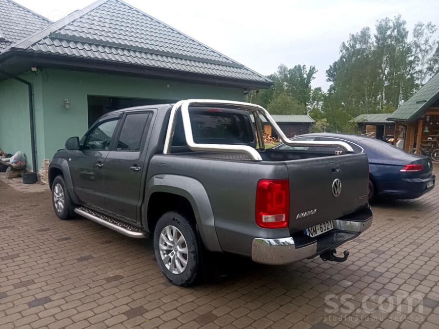 Pelēks Volkswagen Amarok 2012 Dobele, ar dzinēja tilpumu 2.00 L un nobraukumu 294 tūkst. km par 11500 €, foto 2 vietnē AUTOMOTO.COM.LV