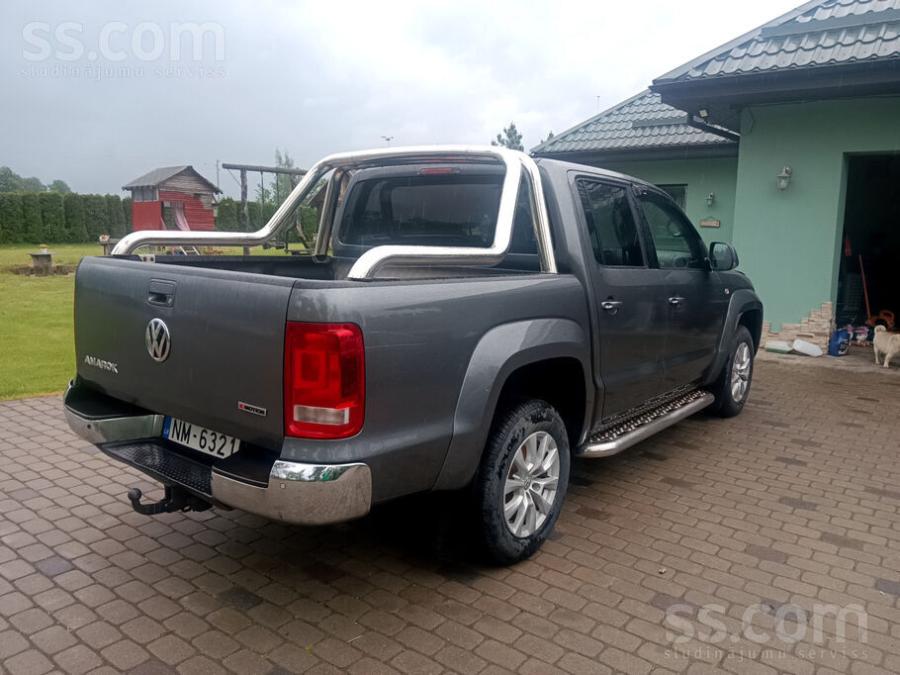 Pelēks Volkswagen Amarok 2012 Dobele, ar dzinēja tilpumu 2.00 L un nobraukumu 294 tūkst. km par 11500 €, foto 3 vietnē AUTOMOTO.COM.LV