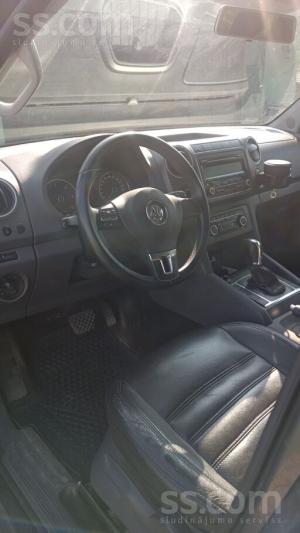 Pelēks Volkswagen Amarok 2012 Dobele, ar dzinēja tilpumu 2.00 L un nobraukumu 294 tūkst. km par 11500 €, foto 5 vietnē AUTOMOTO.COM.LV