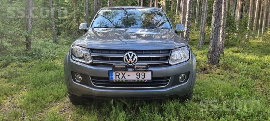 Pelēks Volkswagen Amarok 2012 Valmiera, ar dzinēja tilpumu 2.00 L un nobraukumu 363 tūkst. km par 11500 €, foto 2 vietnē AUTOMOTO.COM.LV