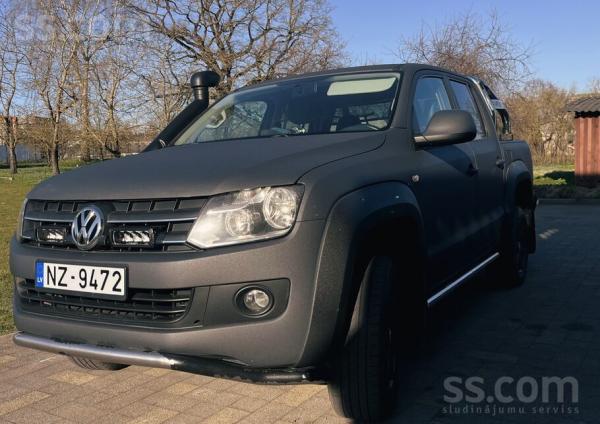 Grey Volkswagen Amarok 2012 in Riga, with an engine capacity of 2.00 L and mileage of 0 thousand km for 10000 €, photo 1 on AUTOMOTO.COM.LV