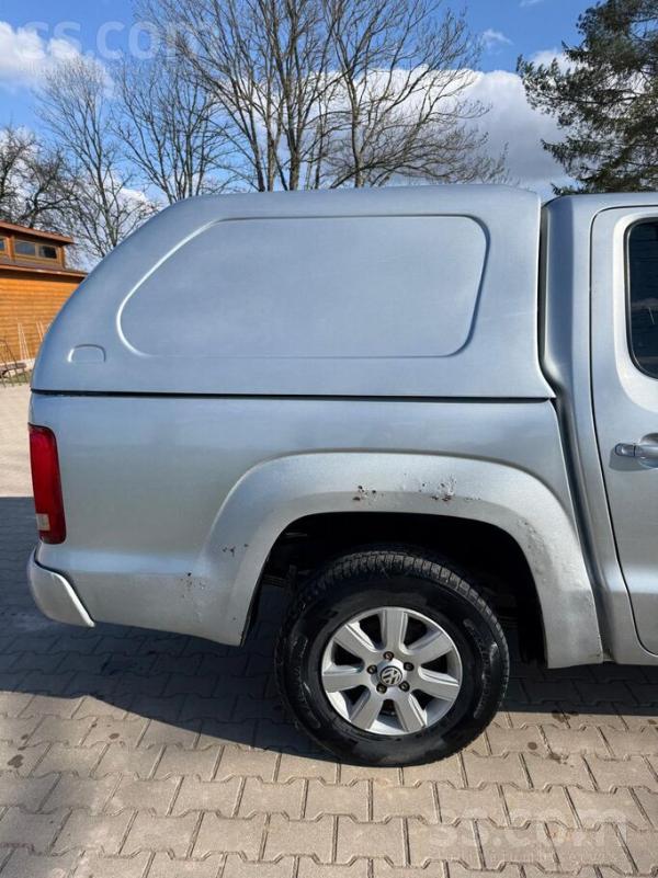Pelēks Volkswagen Amarok 2012 Dobele, ar dzinēja tilpumu 2.00 L un nobraukumu 334 tūkst. km par 7000 €, foto 4 vietnē AUTOMOTO.COM.LV